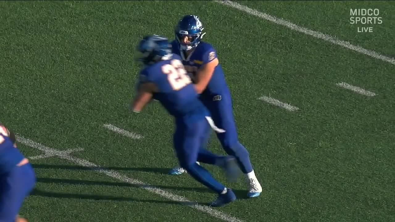 Isaiah Davis goes 15-yard on impressive rush - ESPN Video