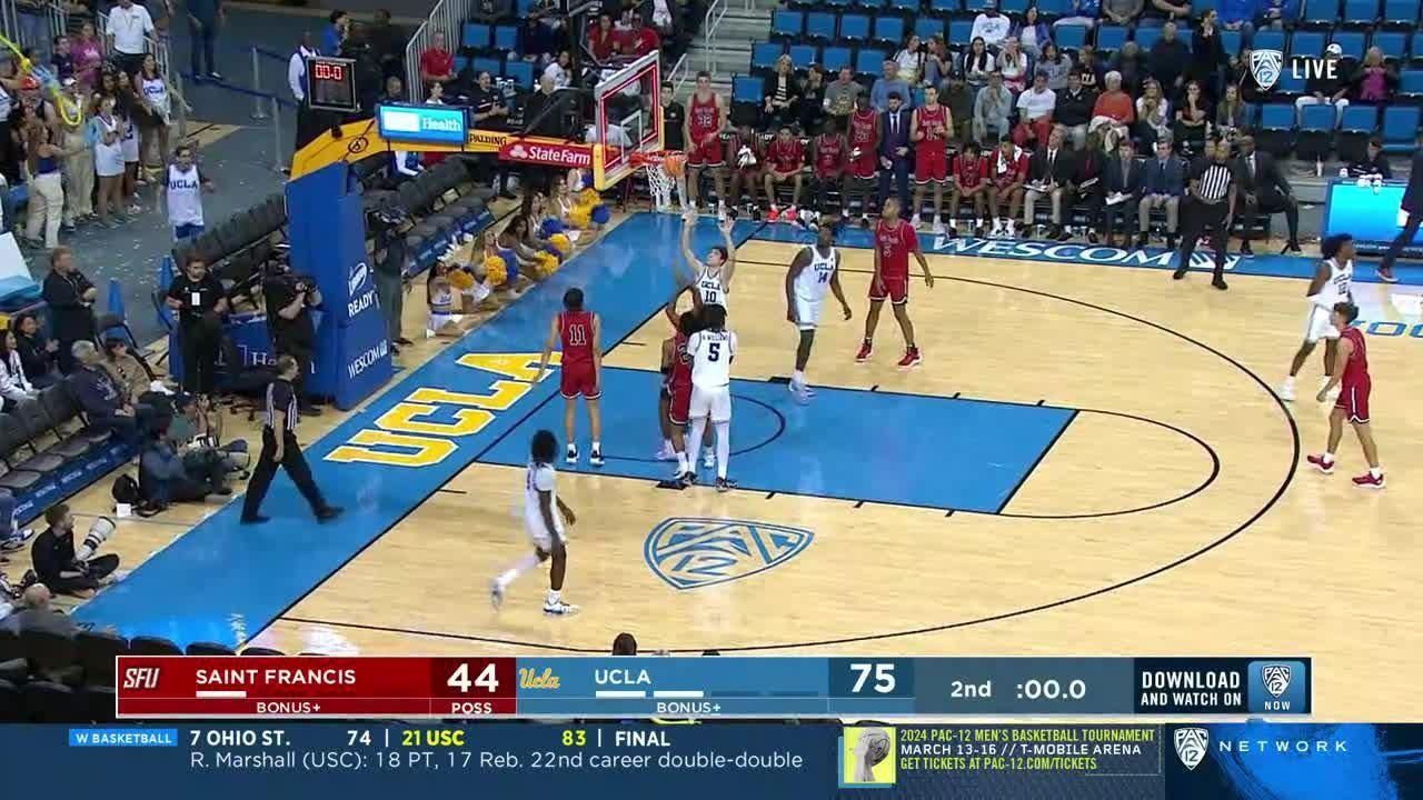 St. Francis (PA) Red Flash vs. UCLA Bruins: Full Highlights - ESPN Video