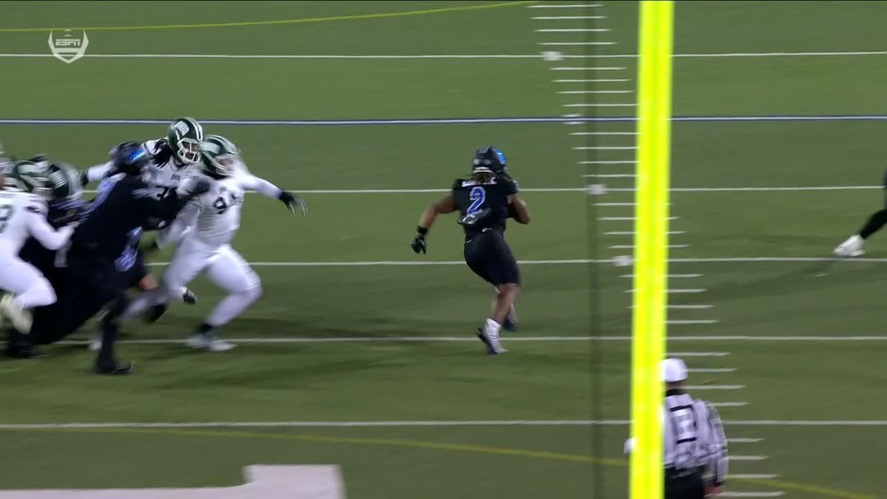 Ron Cook Jr. goes 12-yard on impressive rush - ESPN Video
