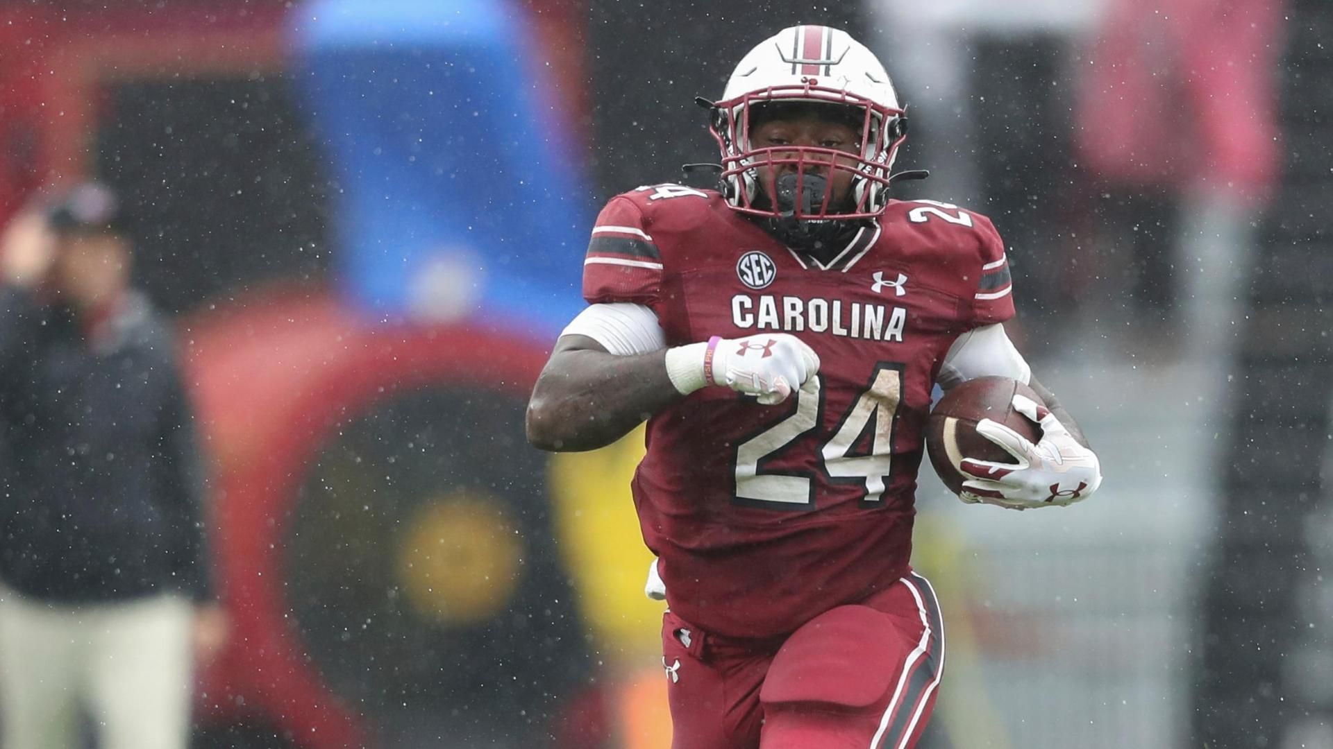 South Carolina's Mario Anderson somehow escapes for long TD - ESPN Video