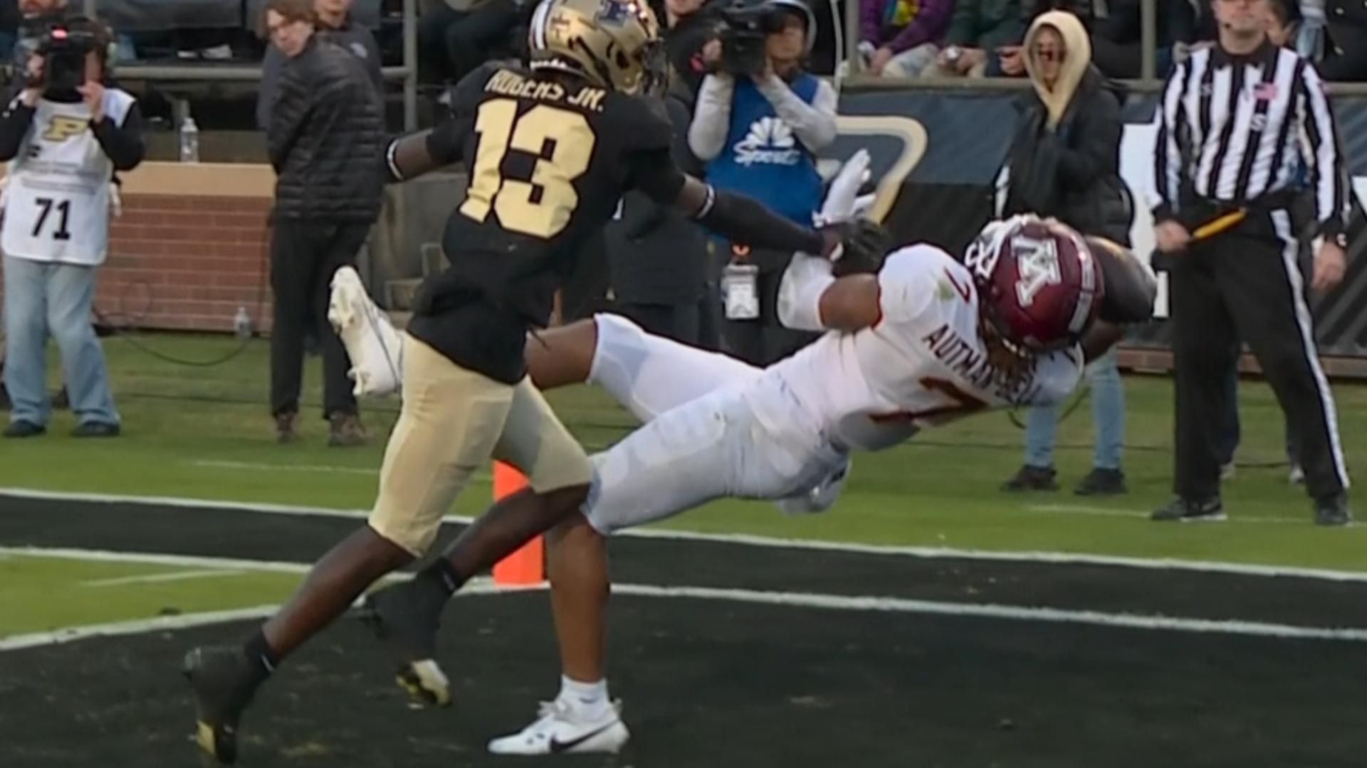 Chris Autman-Bell makes impressive one-handed TD catch - ESPN Video