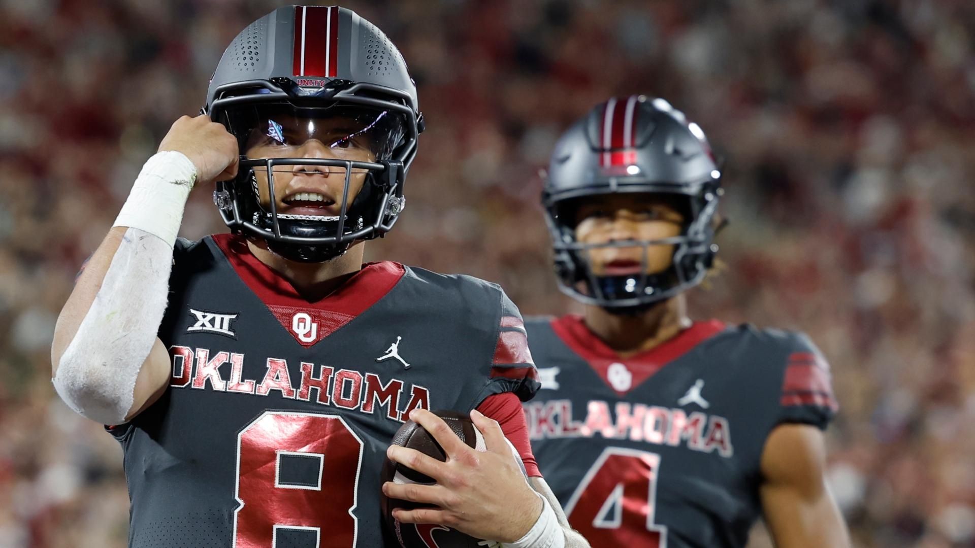 Dillon Gabriel Shows Out With 8 Td Performance In Ous Win Espn Video