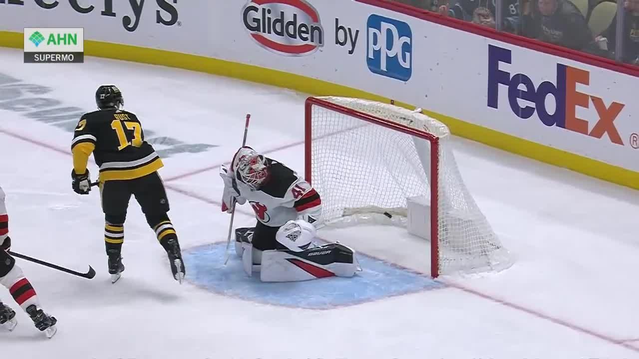 Bryan Rust scores goal vs. Devils - ESPN Video