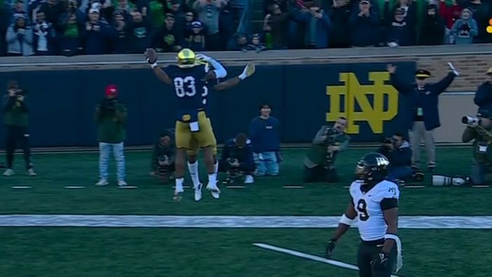 Devyn Ford's TD gets Notre Dame on the board - ESPN Video
