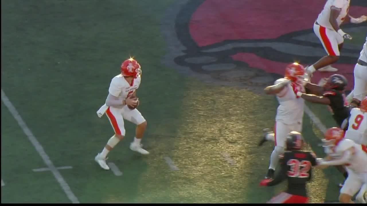 Kendrick Simpkins makes timely sack vs. Sam Houston - ESPN Video