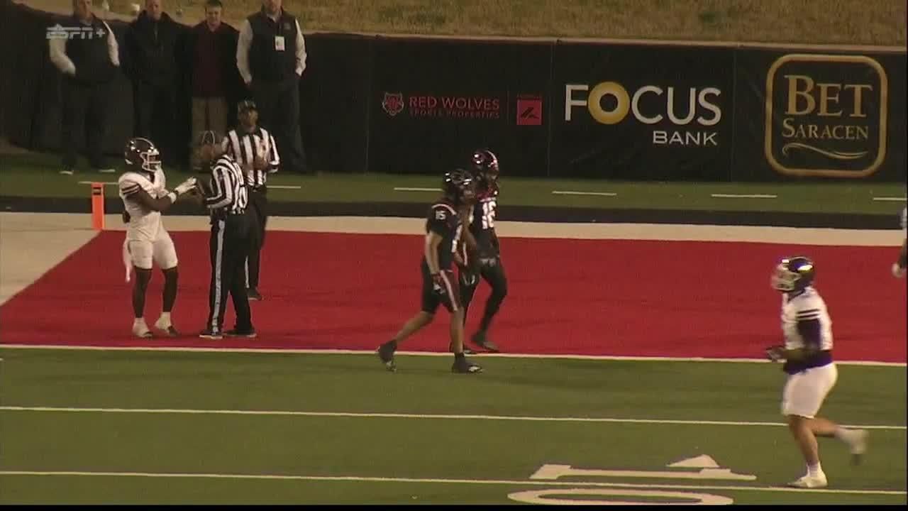 Tj Finley throws 3-yard touchdown pass to Kole Wilson - ESPN Video