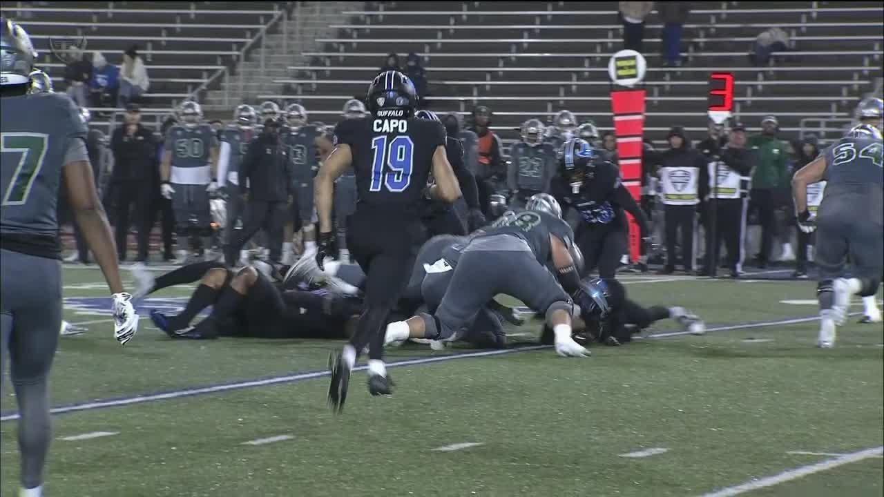 Marcus Fuqua scoops up the fumble for timely turnover - ESPN Video