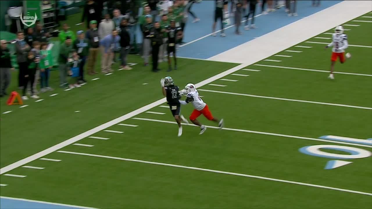 Chris Brazzell II sets up Tulane with one-handed snag - ESPN Video
