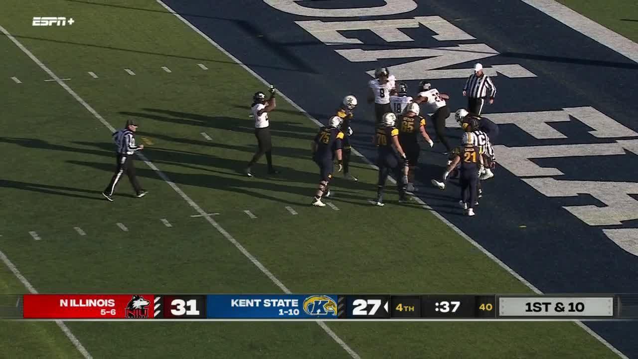 James Ester makes timely sack vs. Northern Illinois - ESPN Video