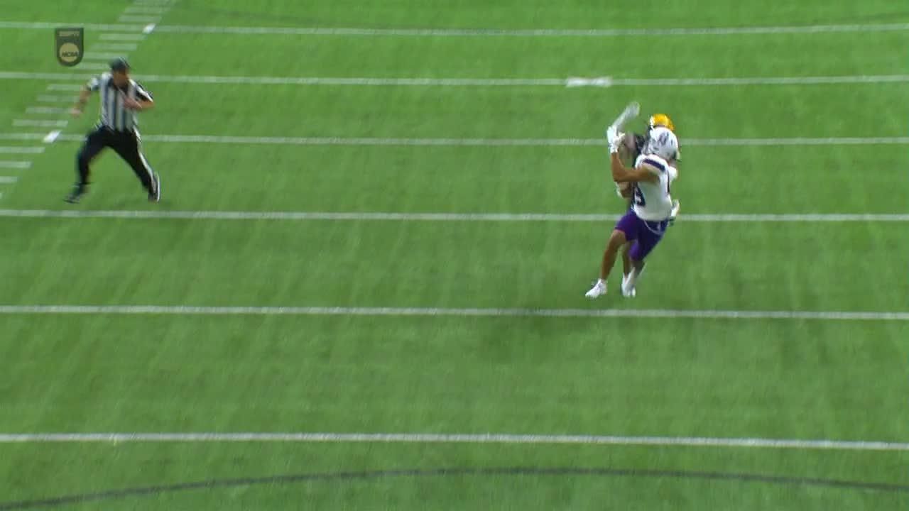 Brevin Easton hauls it in for 64-yard receiving touchdown - ESPN Video