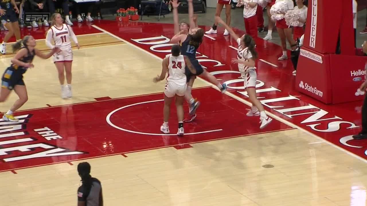 Mackenzie Hare with the hoop & harm - ESPN Video