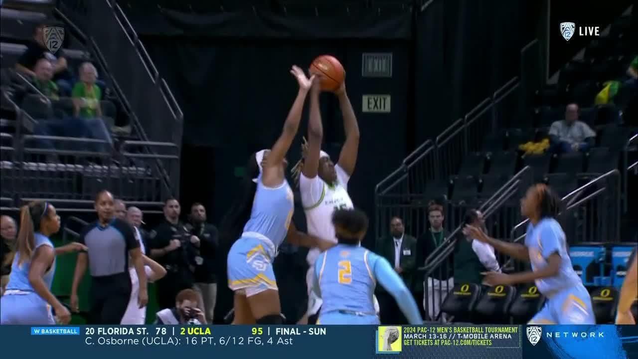 What a shot by Ula Chamberlin - ESPN Video