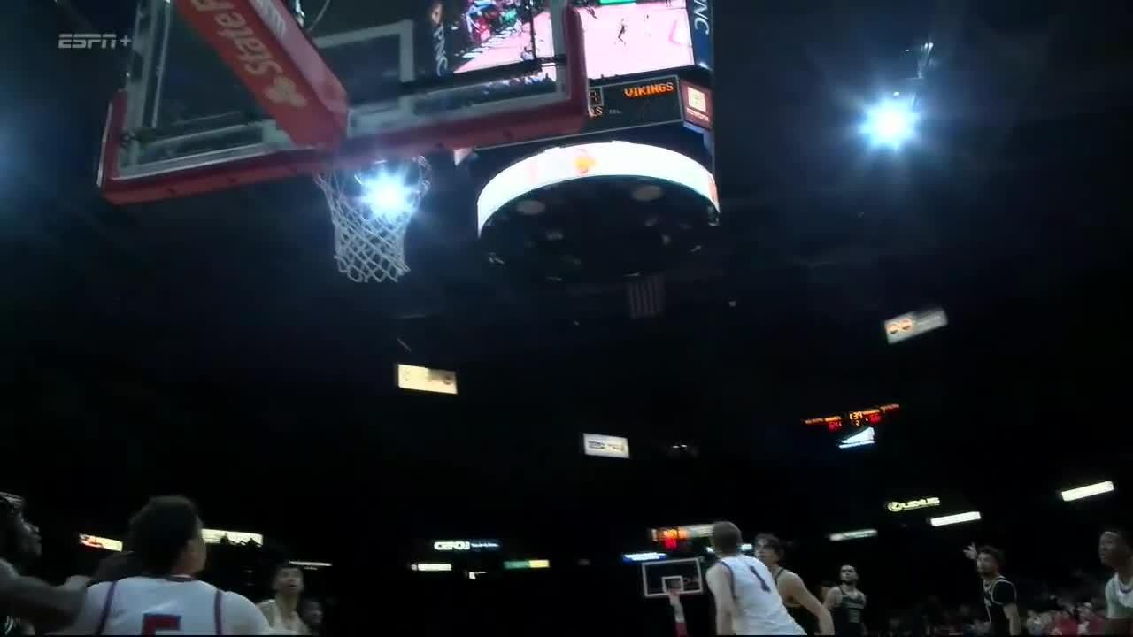 Tristan Enaruna shows off range with deep 3-pointer - ESPN Video