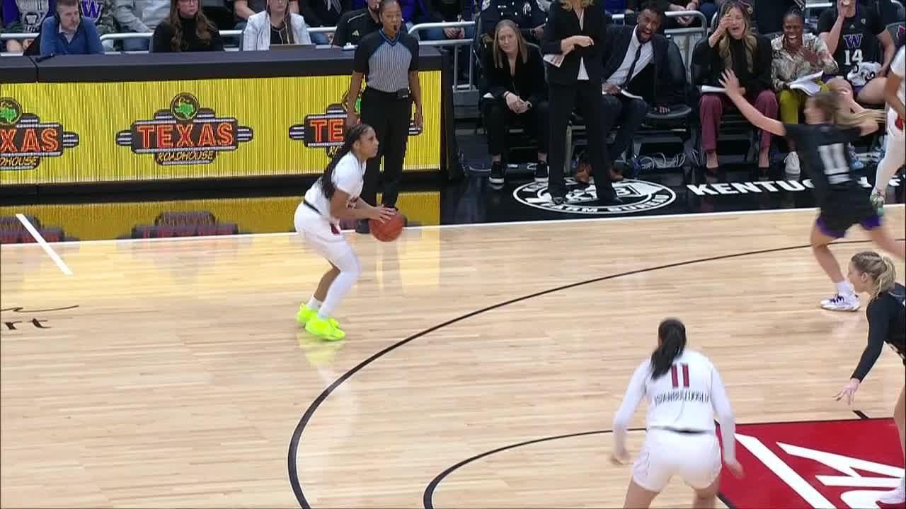 Jayda Curry hits the 3-pointer for Louisville - ESPN Video