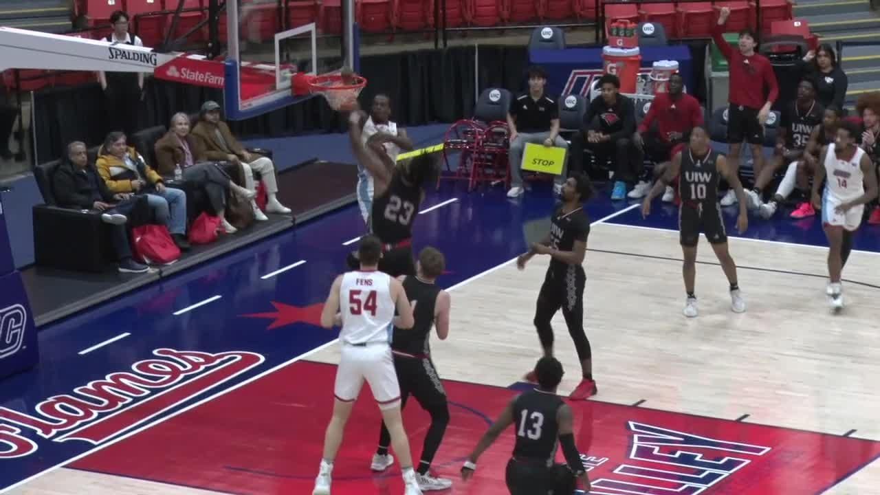Toby Okani elevates for dunk vs. Incarnate Word Cardinals - ESPN Video