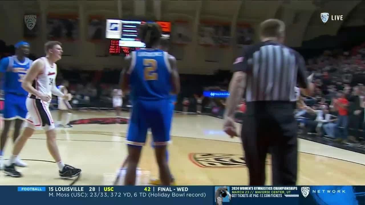 Jordan Pope fights off defender for and-1 - ESPN Video