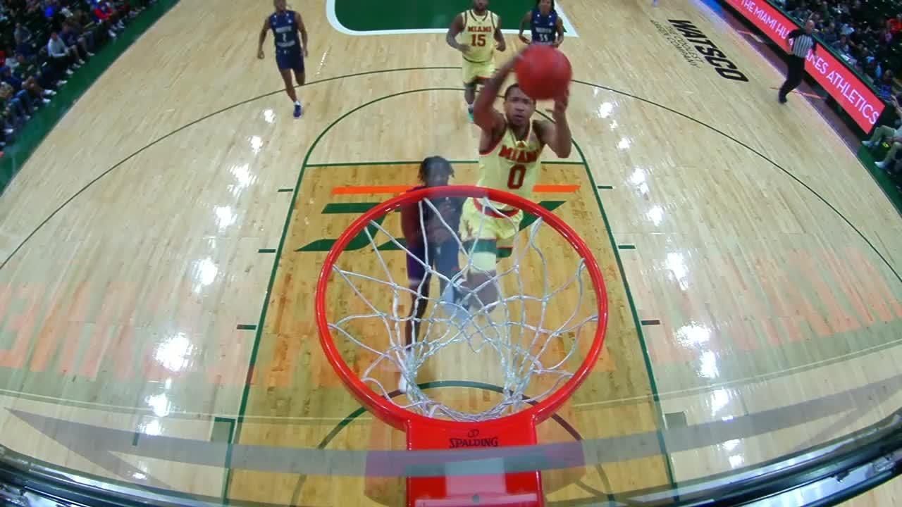 Matthew Cleveland throws down big jam in Miami's win - ESPN Video