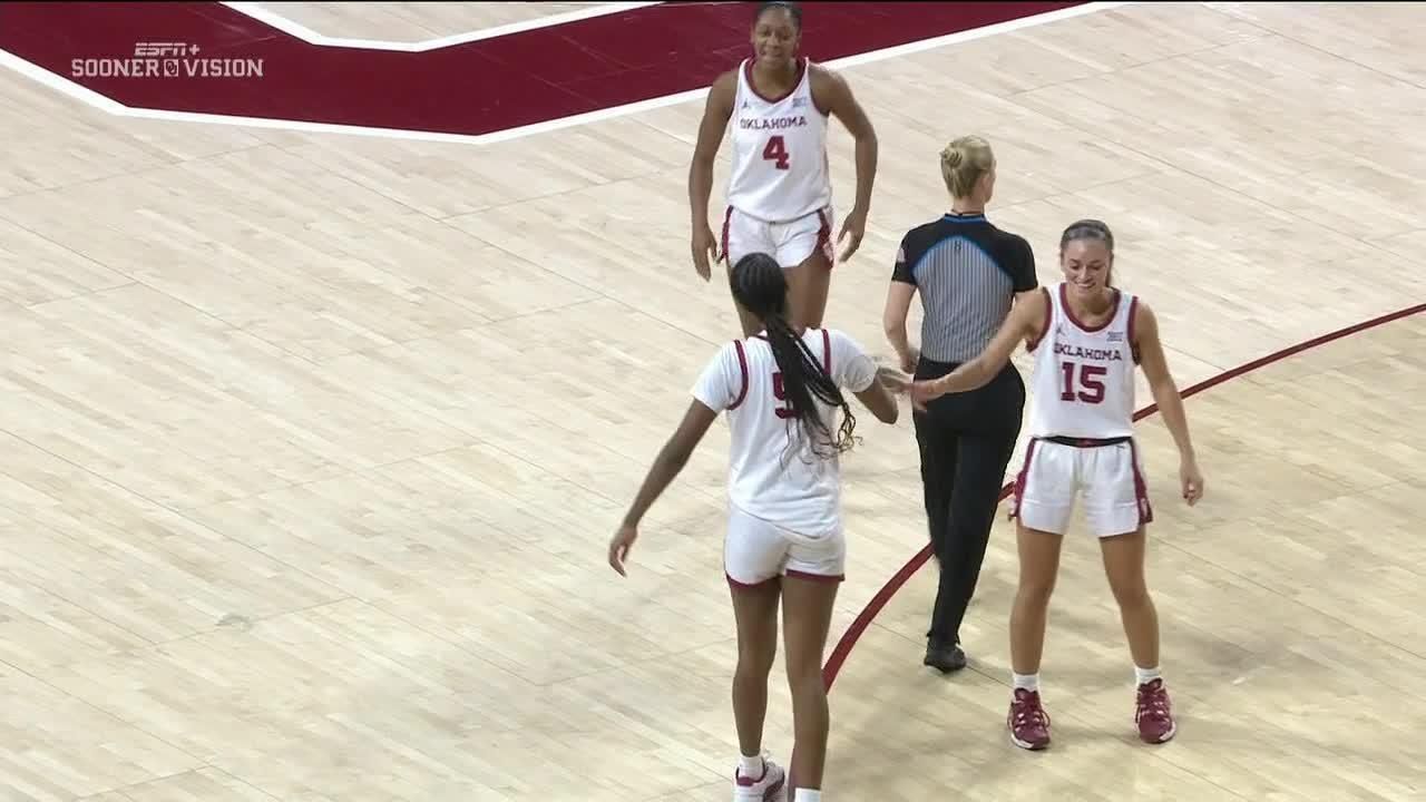 Kiersten Johnson scores and draws the foul - ESPN Video