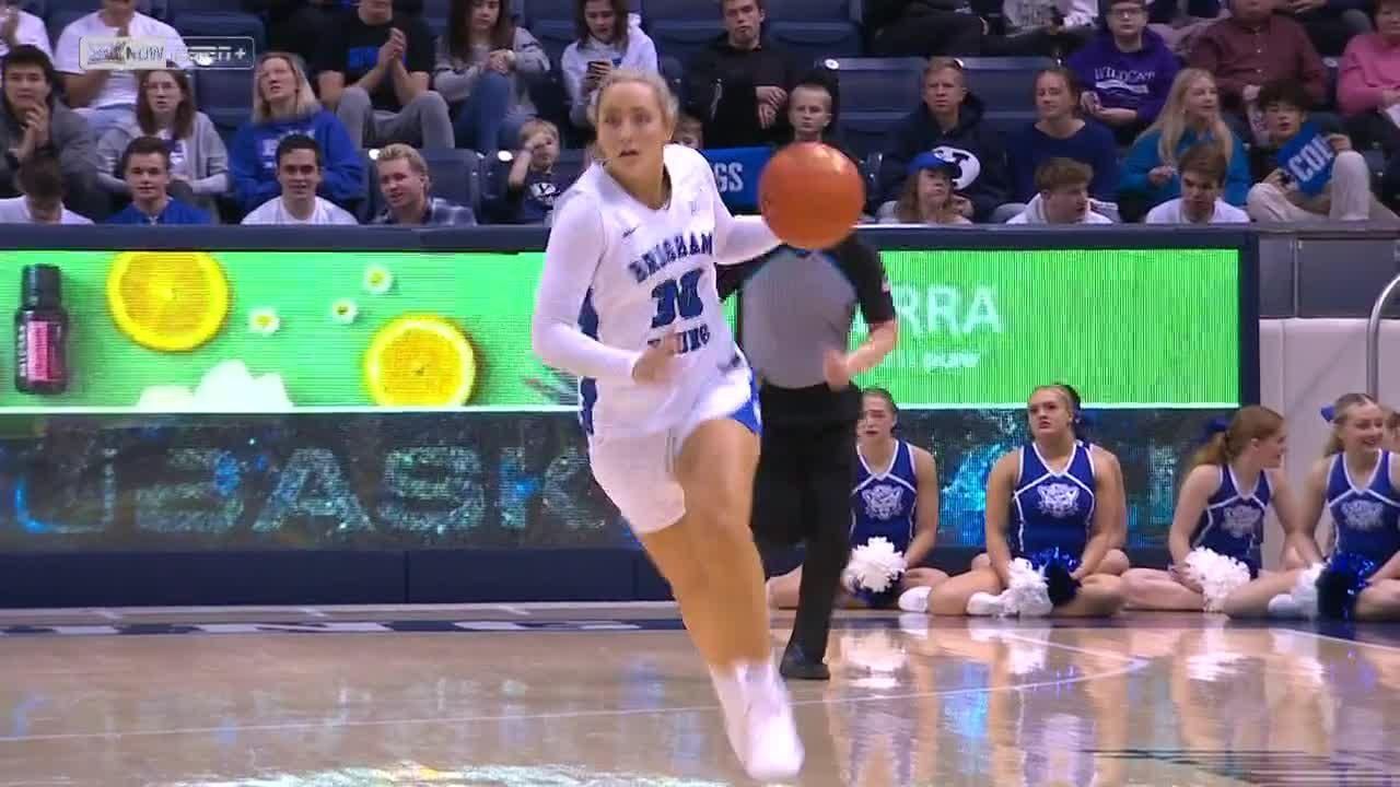 Kaylee Smiler sinks it from downtown - ESPN Video