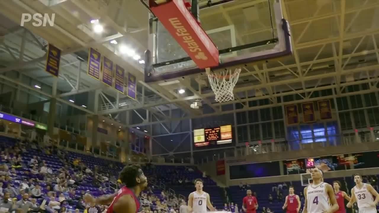 Toby Okani elevates for the big-time swat - ESPN Video