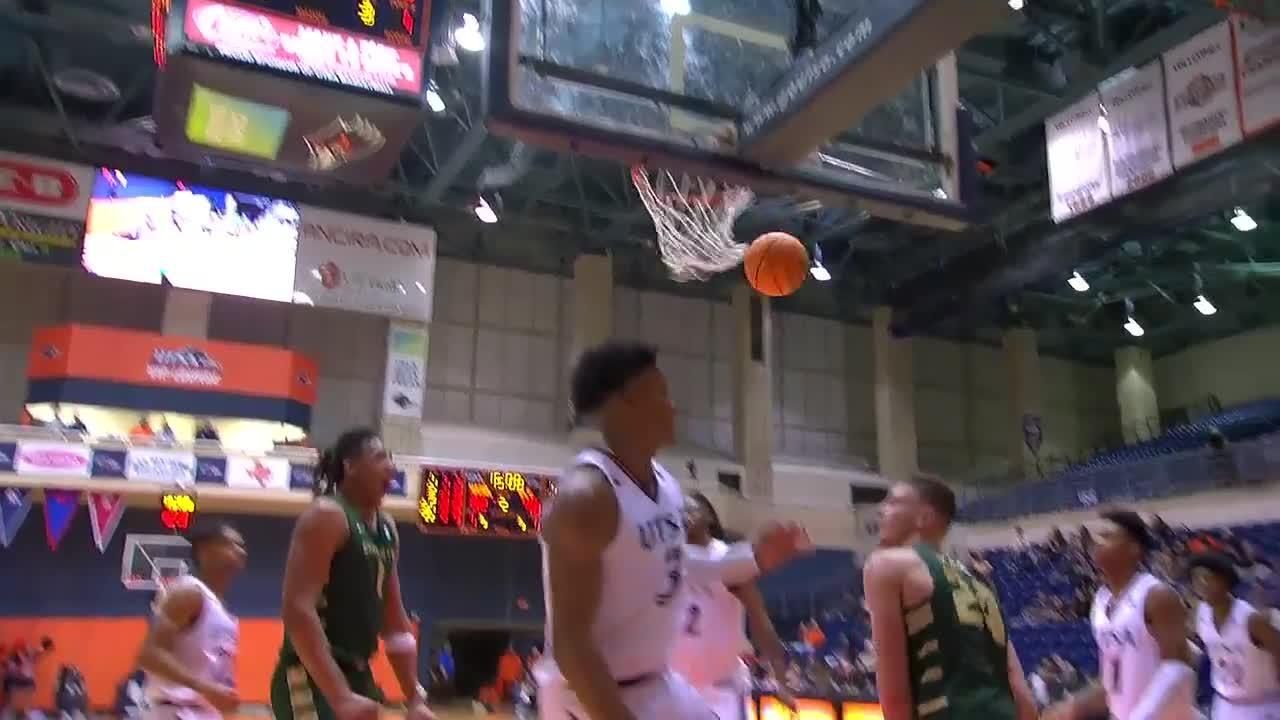 Igor Milicic Jr. gets up for the beautiful dunk - ESPN Video