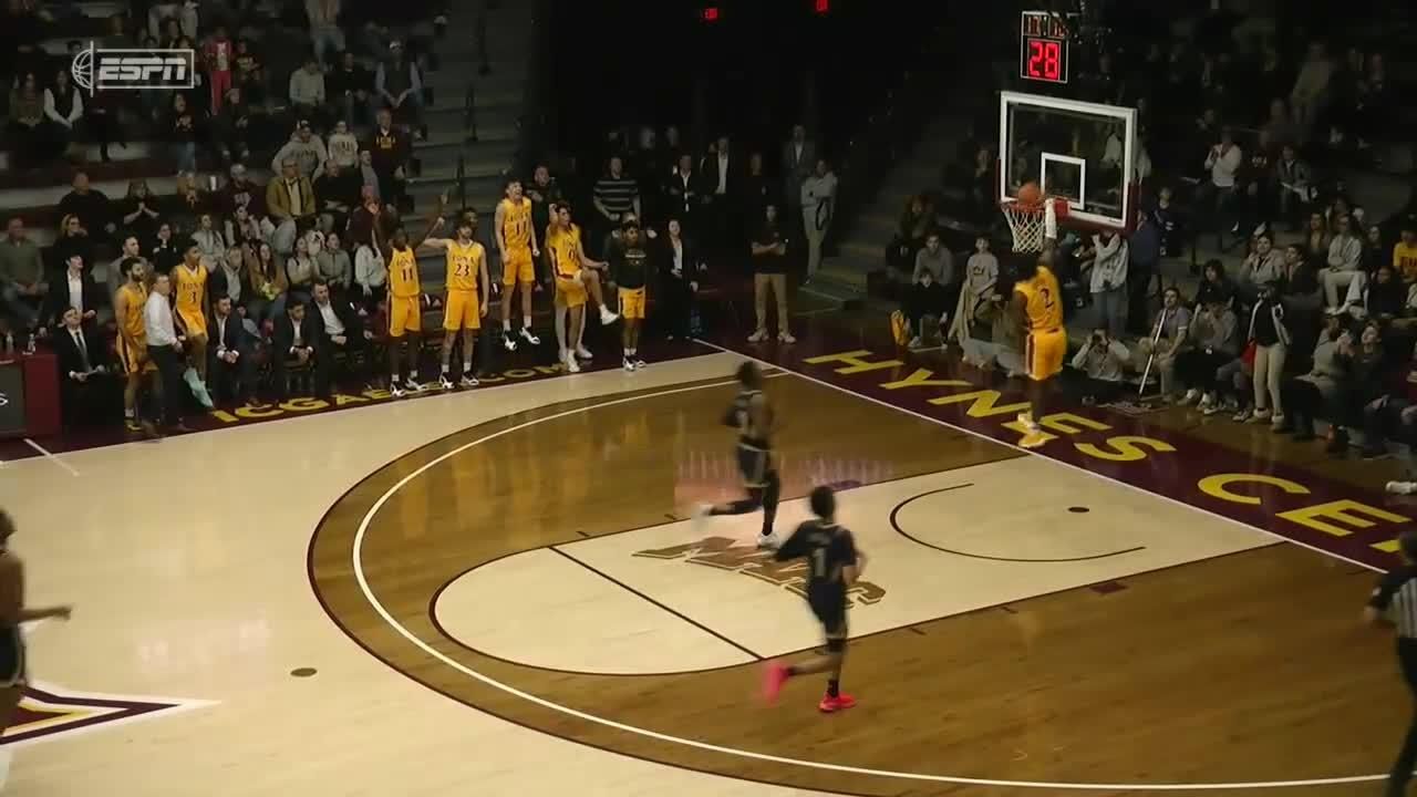 Greg Gordon throws down powerful slam dunk vs. Mt. St. Mary'S ...