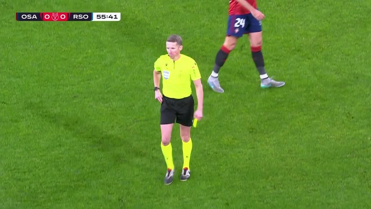 Alejandro Catena Marugán sees red against Real Sociedad - ESPN Video