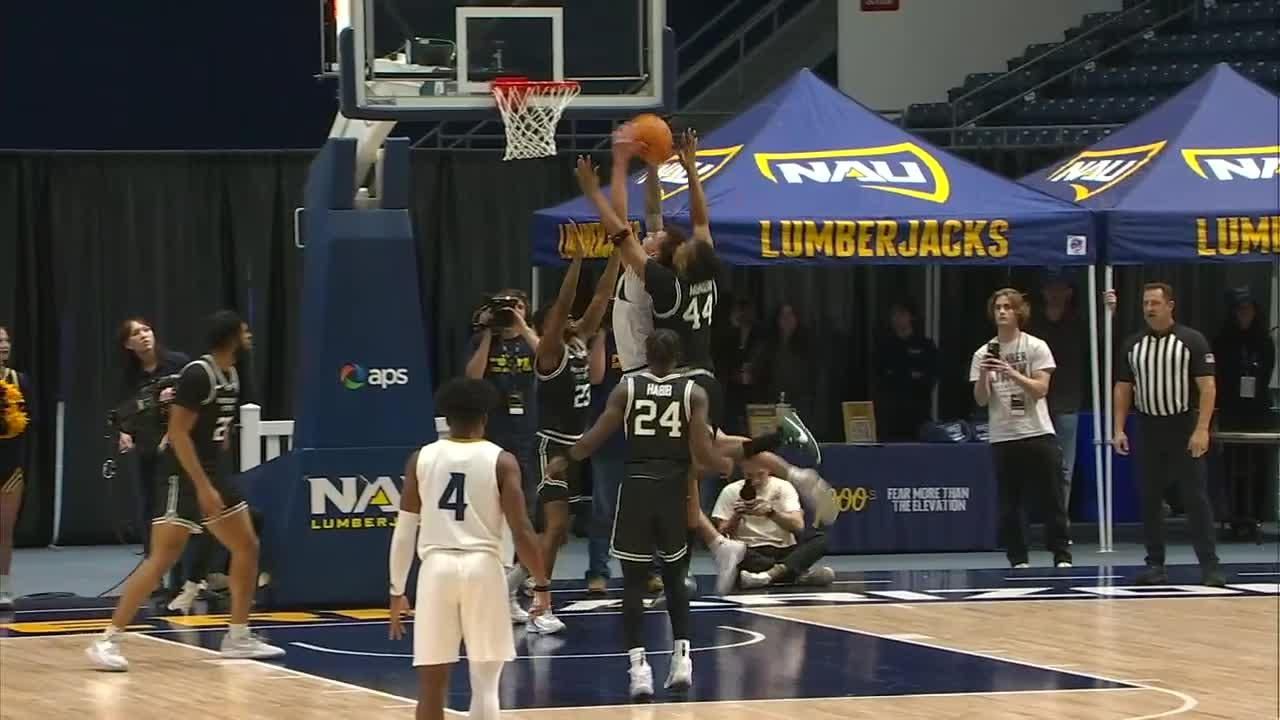 Carson Basham gets the and-1 to fall - ESPN Video