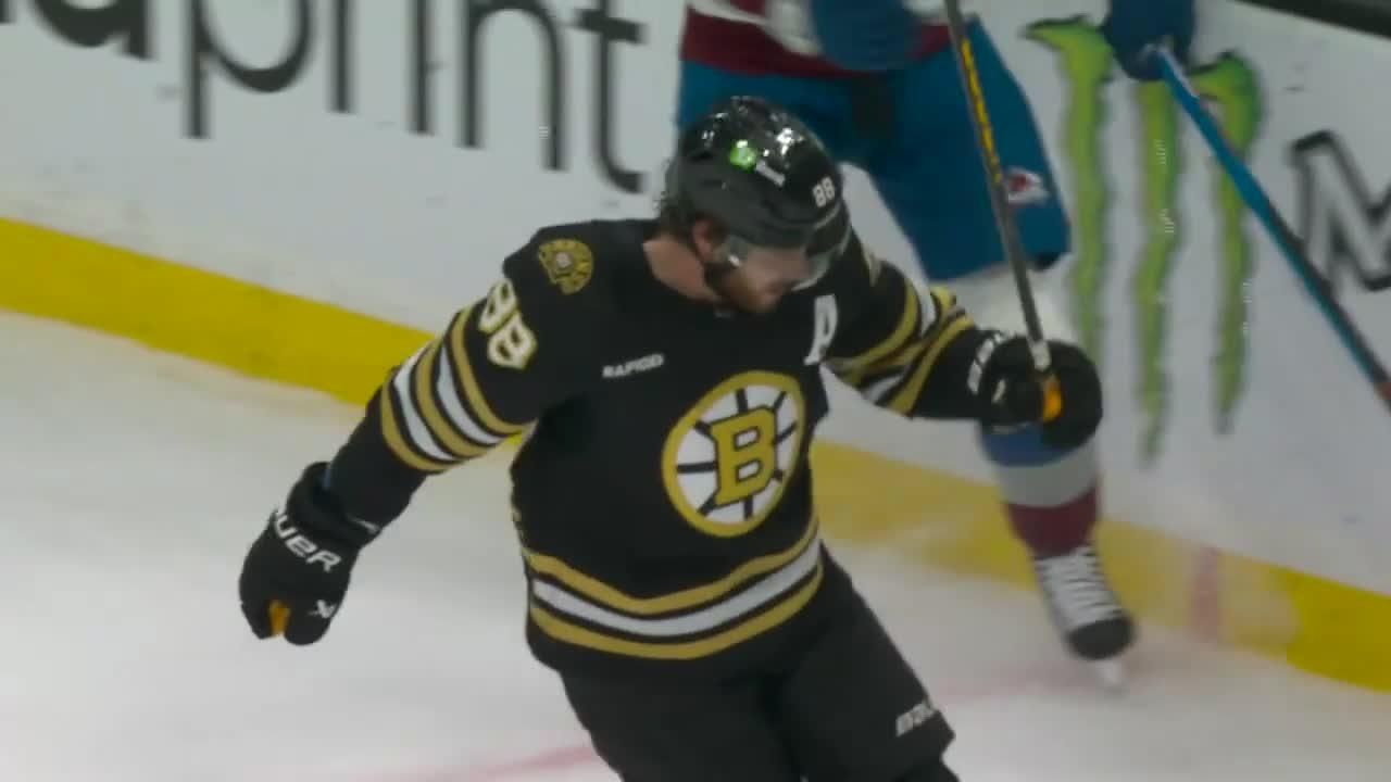 David Pastrnak scores goal for Bruins - ESPN Video