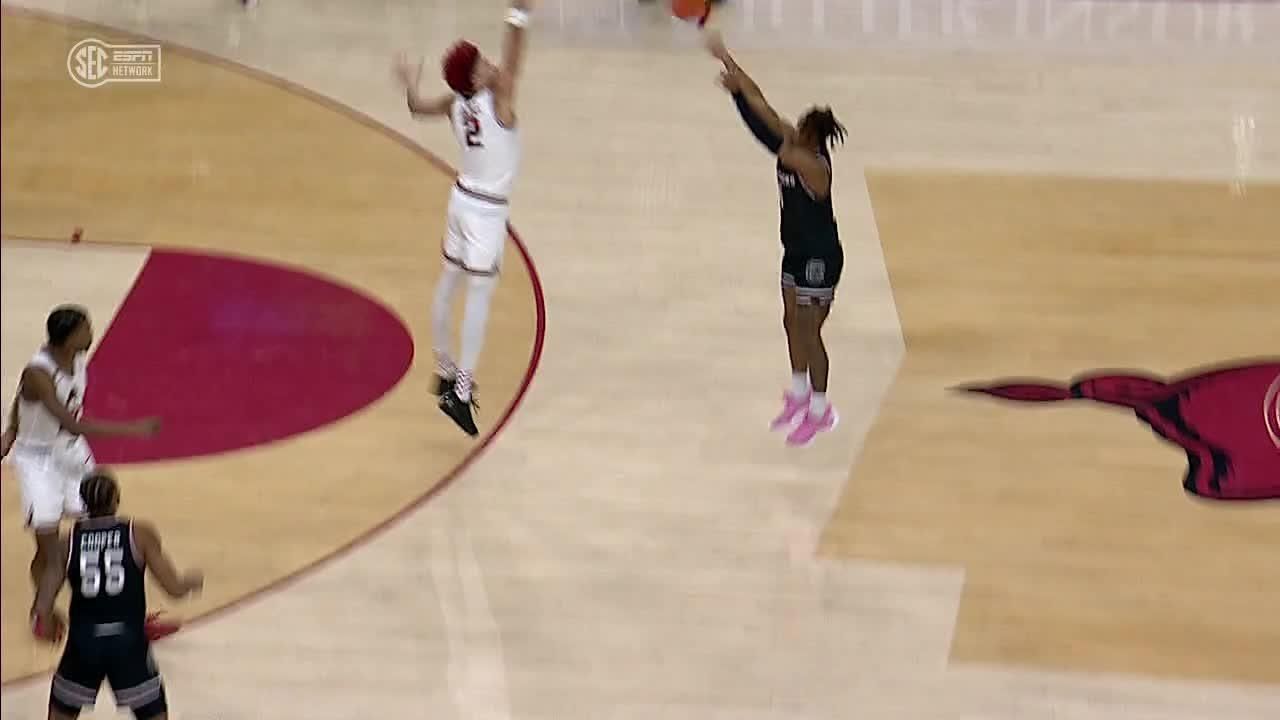 Meechie Johnson Jr. drains the trey for Gamecocks - ESPN Video