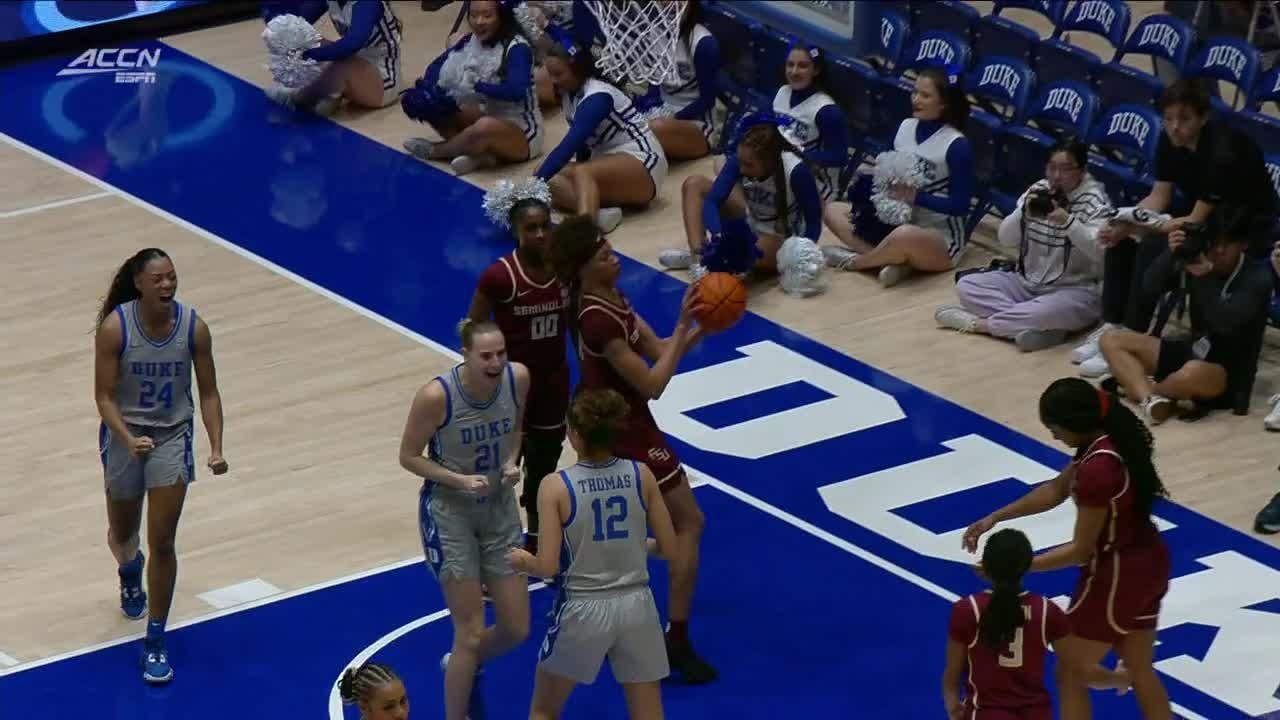 Delaney Thomas with the hoop & harm - ESPN Video