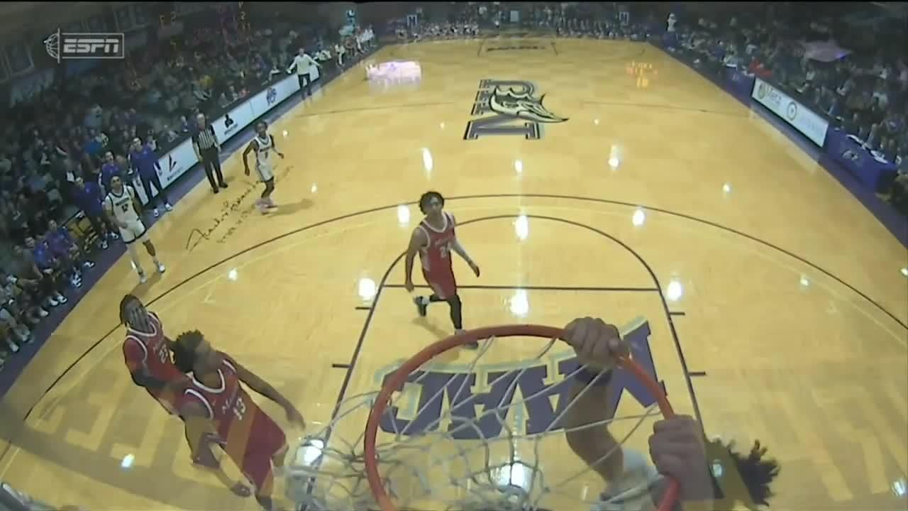 Harlan Obioha skies for big slam dunk - ESPN Video