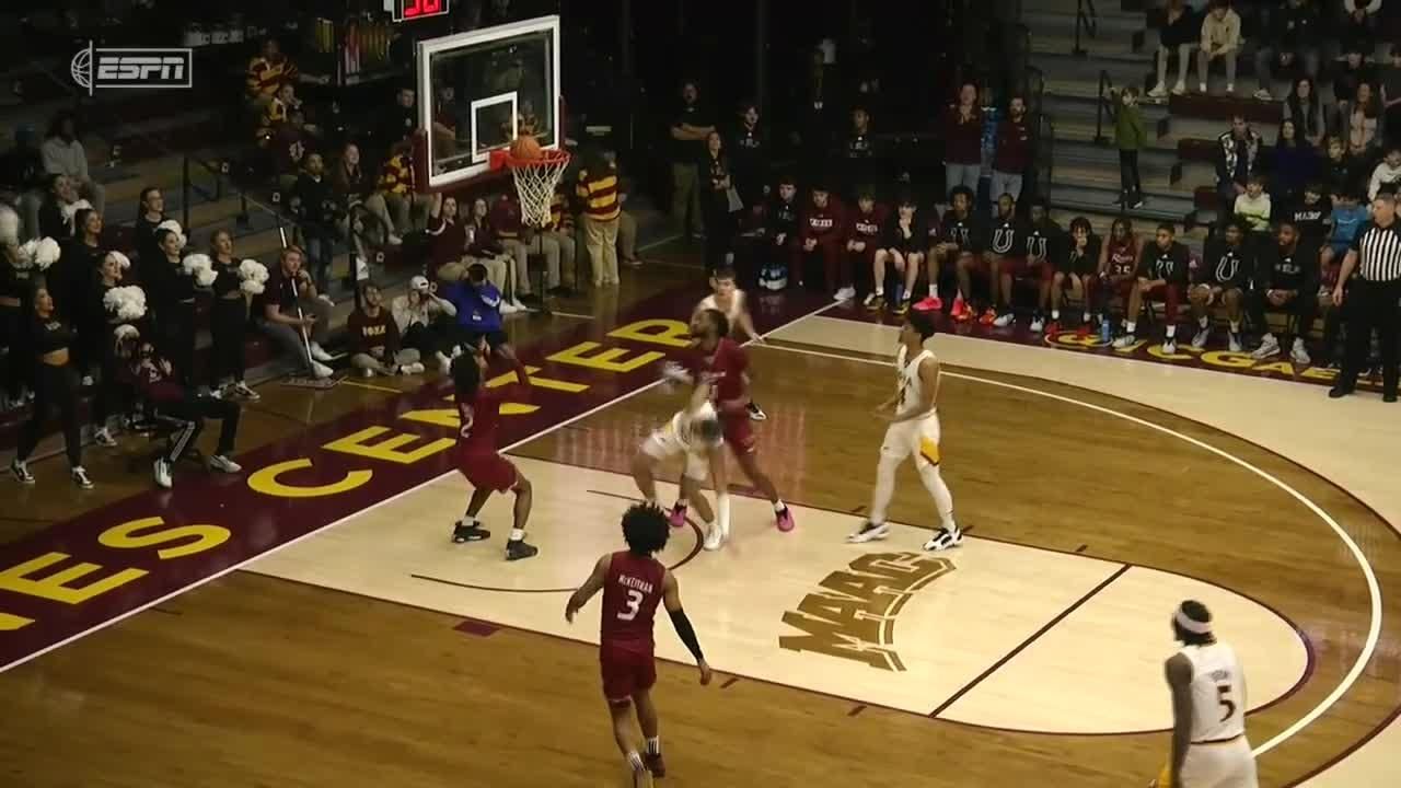 Alex Bates IV makes a great defensive play for the steal - ESPN Video