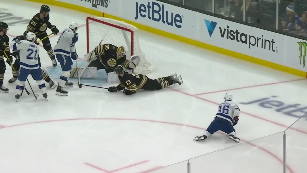 Nikita Kucherov scores on the power play for Tampa Bay Lightning - ESPN ...