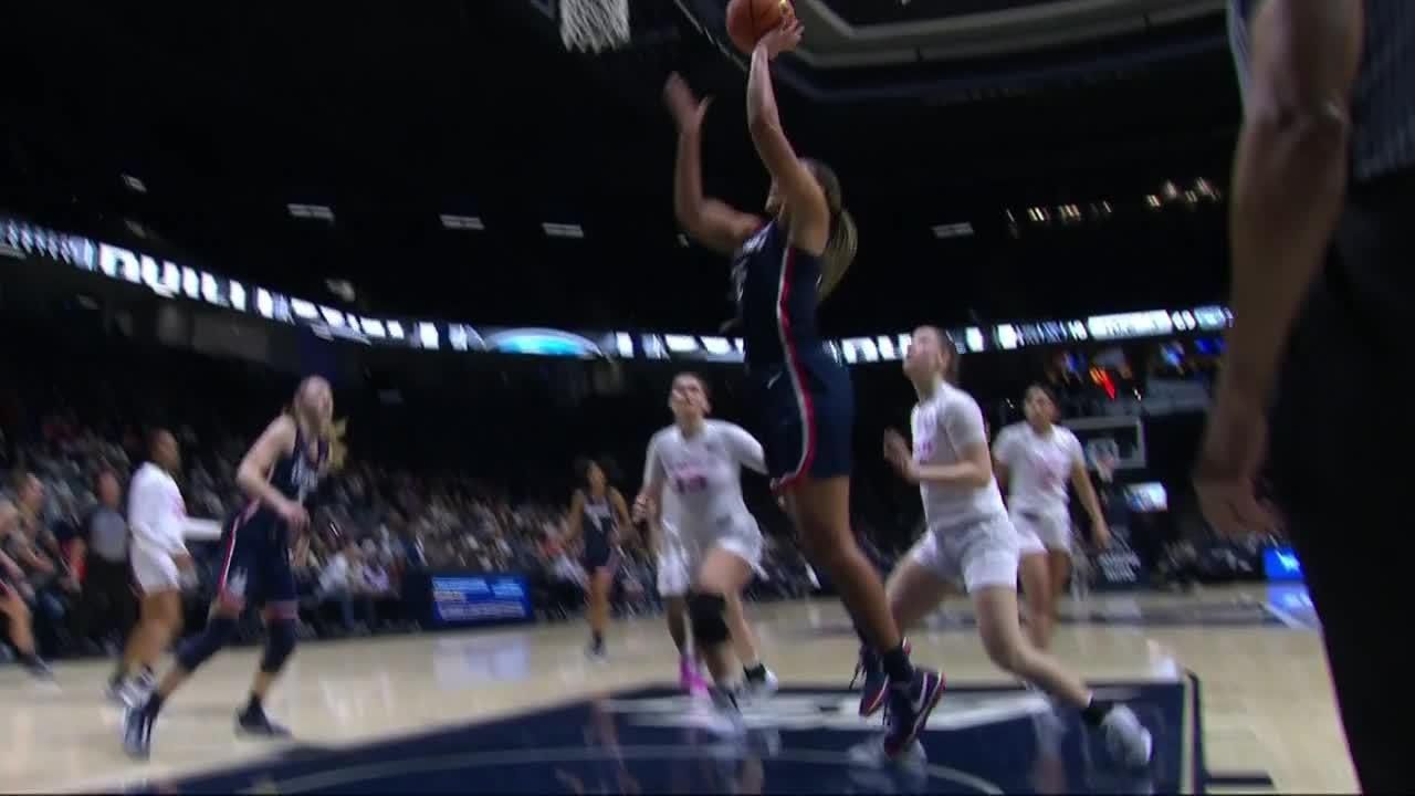UConn ends 3rd quarter with basket by Ice Brady - ESPN Video