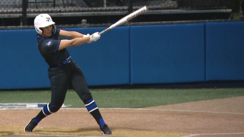Corine Poncho sends one deep off No. 1 OU - ESPN Video