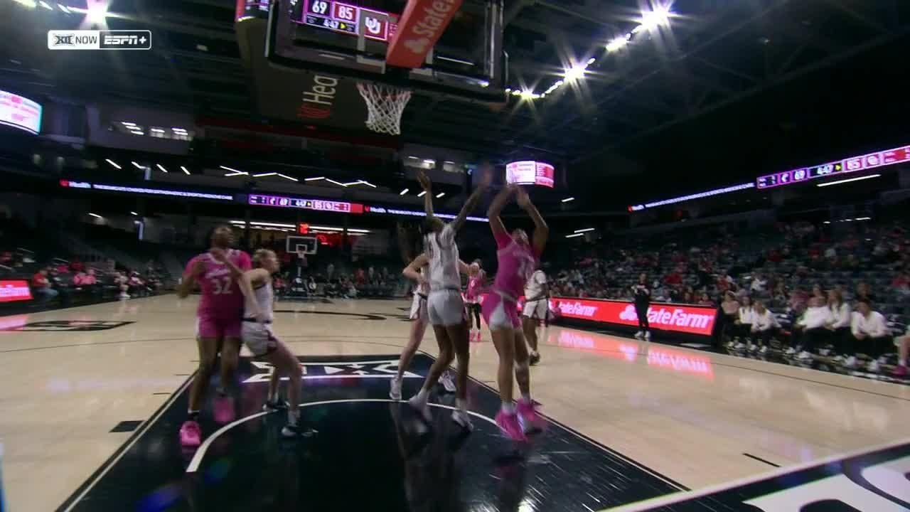 Jillian Hayes finishes through contact - ESPN Video