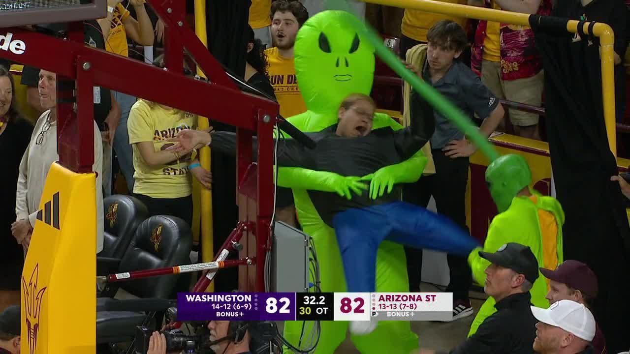 Arizona State fans get creative on FT distraction - ESPN Video