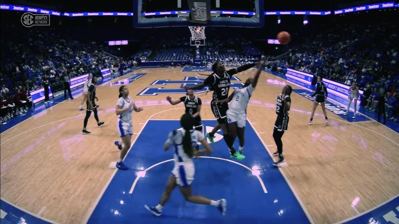 Sania Feagin sends Saniah Tyler packing with an emphatic block - ESPN Video