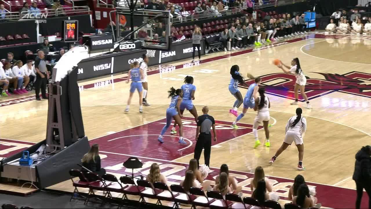 JoJo Lacey nails it from behind the arc - ESPN Video