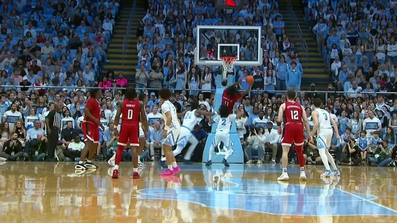 D.J. Burns Jr. makes sublime assist for an NC State basket - ESPN Video