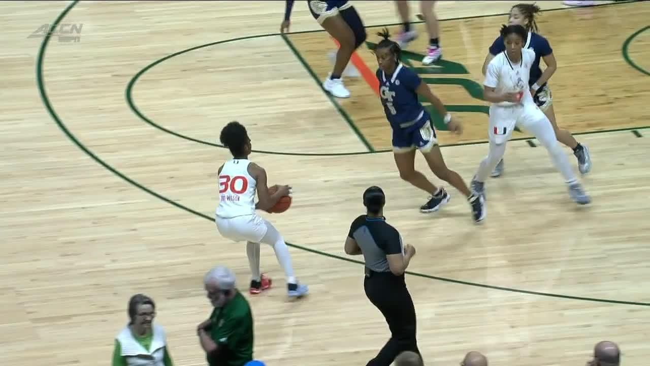 Shayeann Day-Wilson drills the trey - ESPN Video