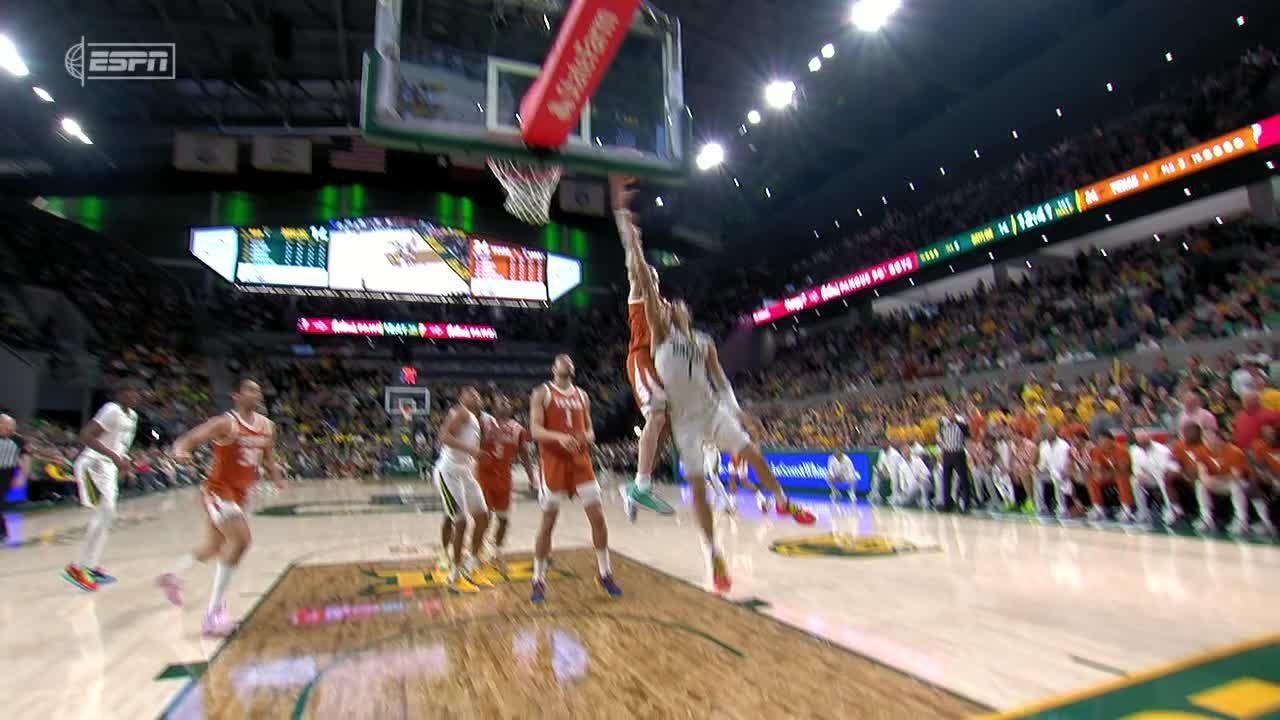 Chendall Weaver soars to come up with block for Texas - ESPN Video