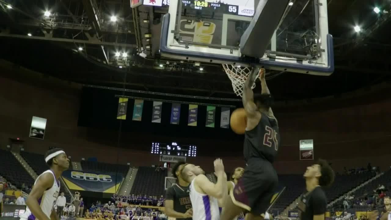 Brandon Love rocks the rim with powerful jam - ESPN Video
