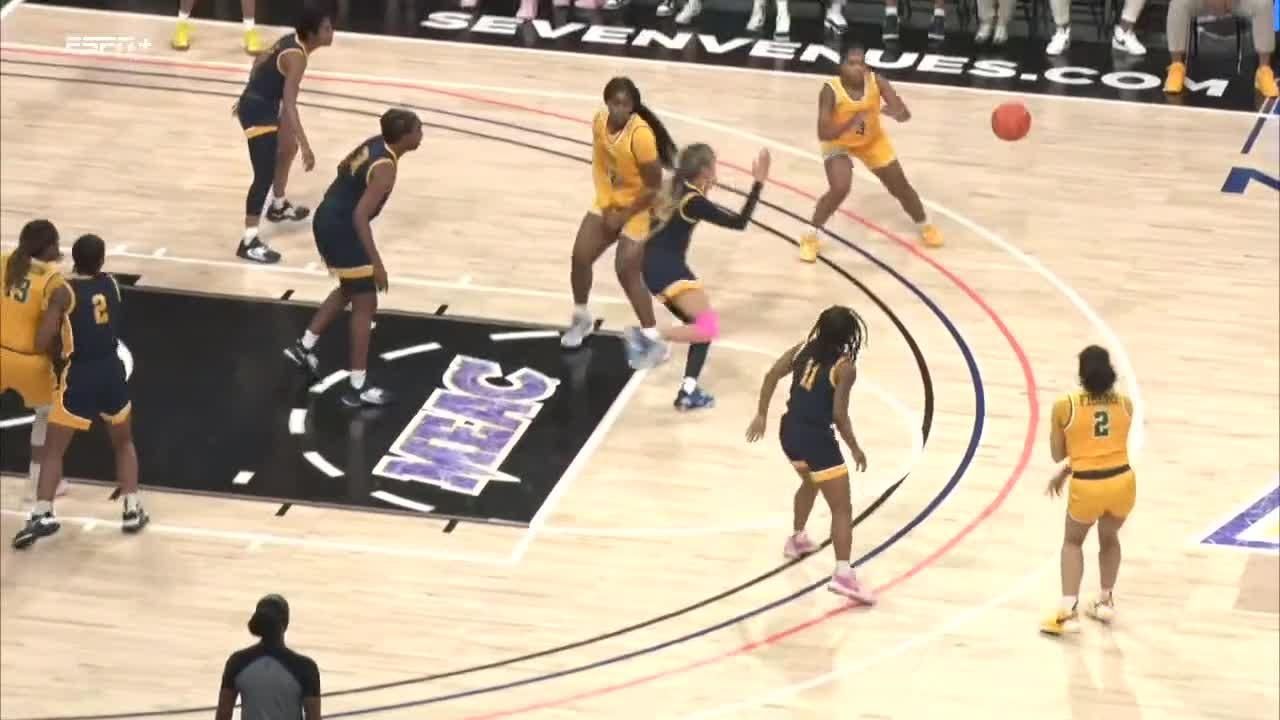 Diamond Johnson nails it from behind the arc - ESPN Video