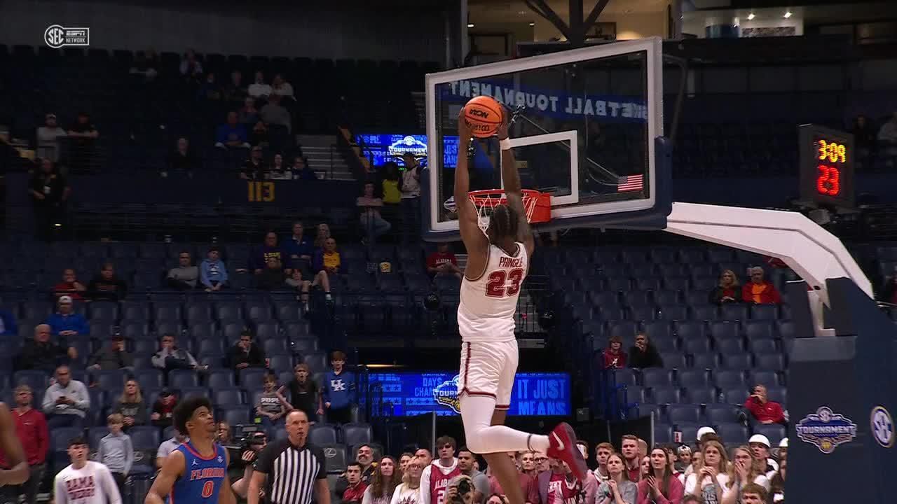 Nick Pringle rocks the rim with dunk - ESPN Video