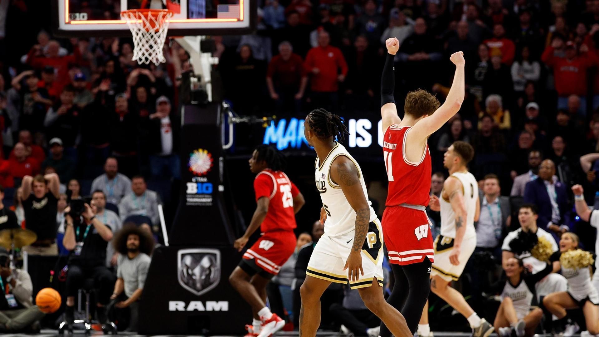 Max Klesmit drains game winner to send Wisconsin to the Big Ten final ...