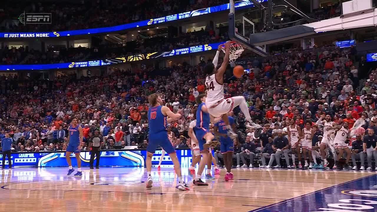 Dylan Cardwell's dunk punctuates SEC championship for Auburn - ESPN Video