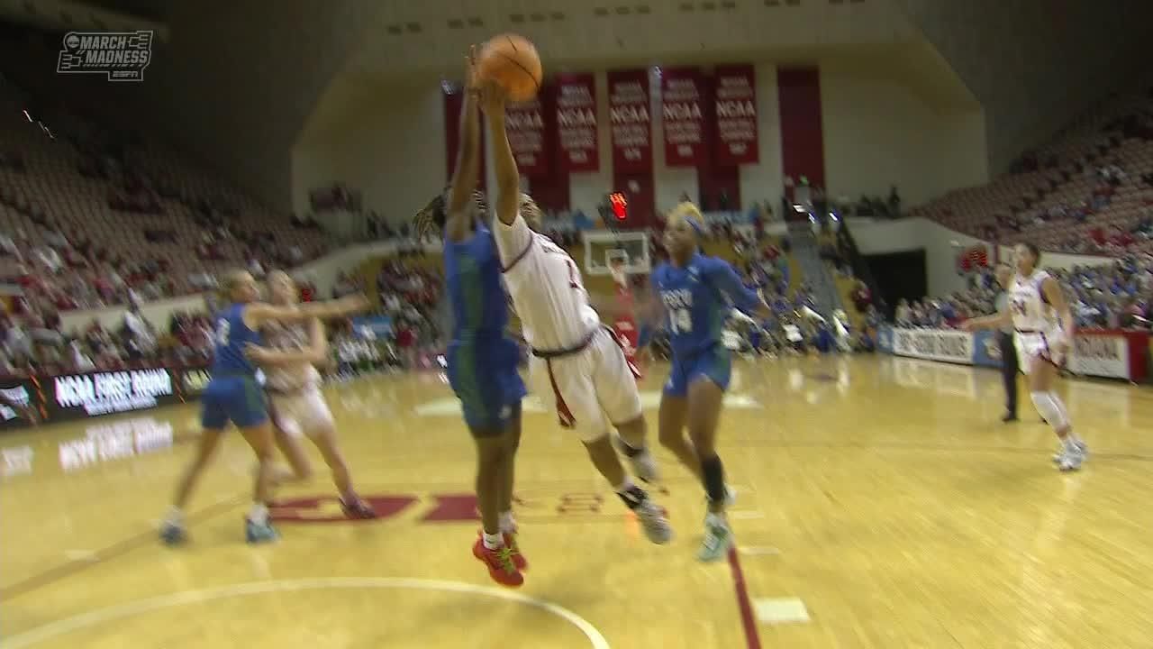Emani Jefferson rises to block the shot - ESPN Video