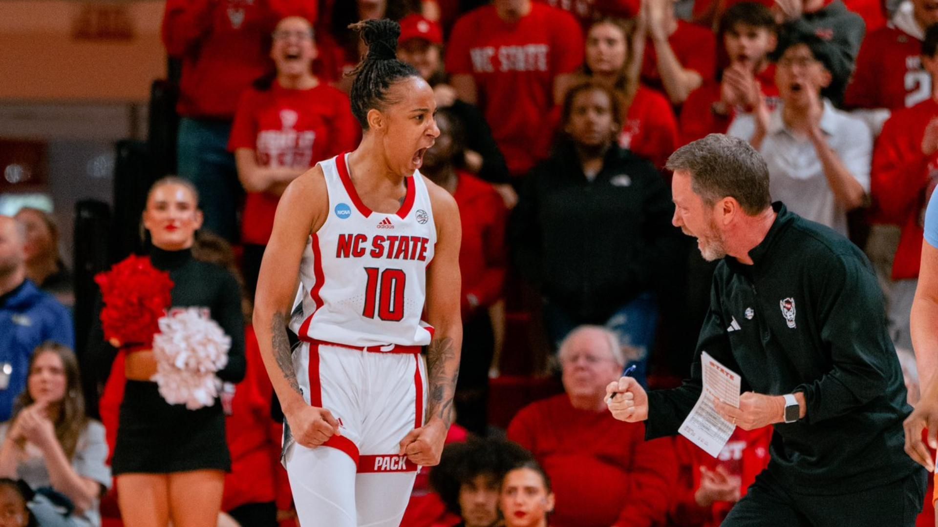 Aziaha James flushes 3-pointer for NC State - ESPN Video